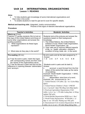 Lesson plan12 + unit 14