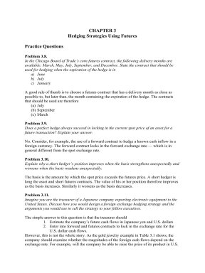 CHAPTER 3 Hedging Strategies Using Futures