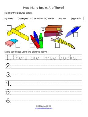 "How many......- There is/There are" worksheet