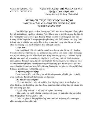 ke hoach thuc hien cuoc van dong dd tu hoc va sang tao