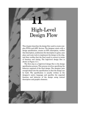 High-Level Design Flow