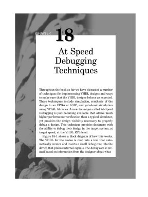 At Speed Debugging Techniques