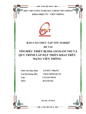 TÌM HIỂU THIẾT BỊ DSLAM ISAM 7302 VÀ QUY TRÌNH LẮP ĐẶT TRIỂN KHAI TRÊN ...