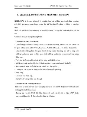 TỔNG QUAN VỀ PHẦN MỀM REFLEXW