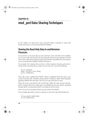 Practical mod_perl-CHAPTER 18:mod_perl Data-Sharing Techniques