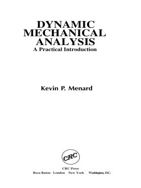 Dynamic Mechanical Analysis
