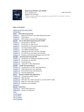 Mastering ASP .Net with VB .Net