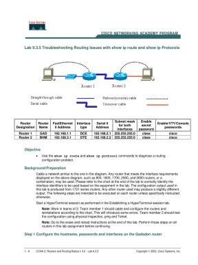 Lab 9.3.5 Troubleshooting Routing Issues with show ip route and show ip ...
