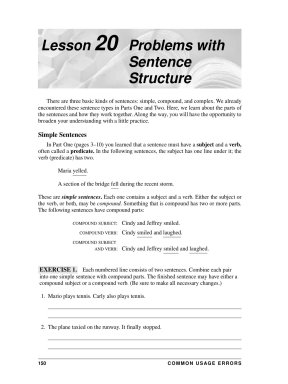 Grammar And Usage For Better Writing - Problems with Sentence Structure