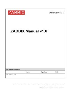 ZABBIX Manual v1.6