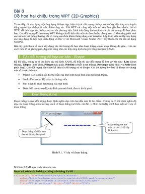 Bài 8 Đồ họa hai chiều trong WPF (2D-Graphics)