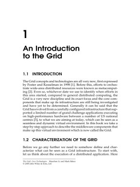 An Introduction to the Grid