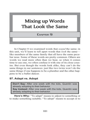 Mixing up Words That Look the Same