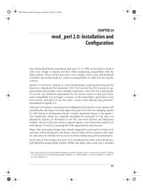 Practical mod_perl-CHAPTER 24:Mod_perl 2.0: Installation and Configuration