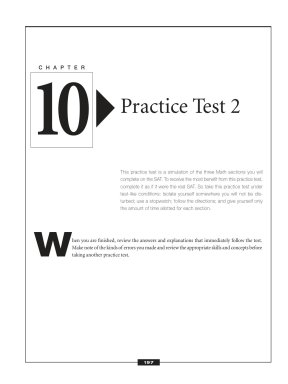 SAT Math Essentials - Practice Test 2