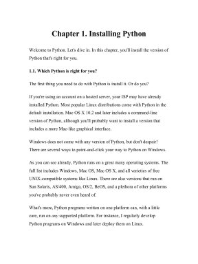 Dive Into Python-Chapter 1. Installing Python