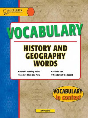 Vocabulary history and geography words
