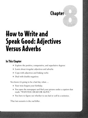 How to Write and Speak Good - Adjectives Versus Adverbs