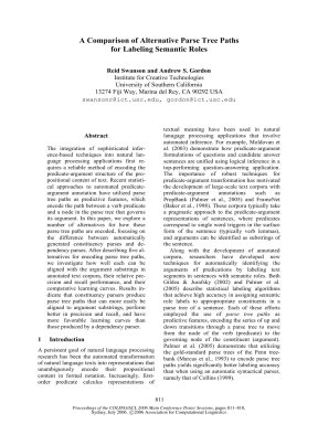 Tài liệu Báo cáo khoa học: "A Comparison of Alternative Parse Tree ...
