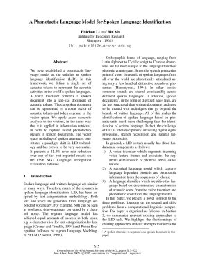 Tài liệu Báo cáo khoa học: "A Phonotactic Language Model for Spoken ...