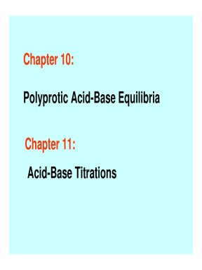 Tài liệu Chapter 10: Polyprotic Acid-Base Equilibria pptx