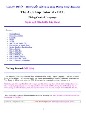 the dcl autolisp tutorial
