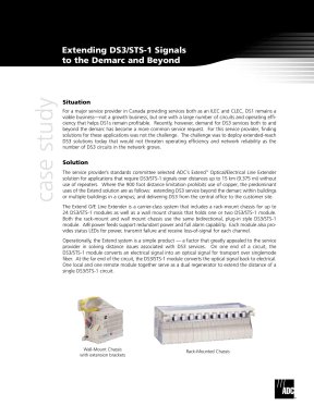 Tài liệu Extending DS3/STS-1 Signals to the Demarc and Beyond ppt