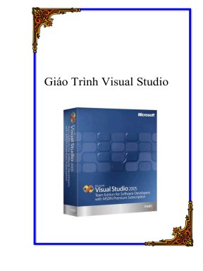 Tài liệu Giáo trình Visual Studio pdf