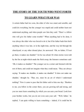 Tài liệu THE STORY OF THE YOUTH WHO WENT FORTH TO LEARN WHAT FEAR WAS ...