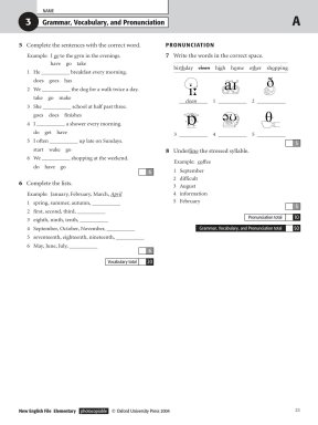 Tài liệu New english file elementary test booklet part 3 pptx