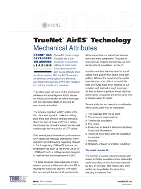 Tài liệu KRONE - White paper - TrueNET - AirES_Mech_WP - 2002 doc