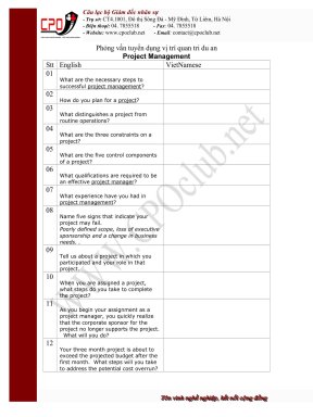 Tài liệu Quản trị dự án ( Project Management ) docx