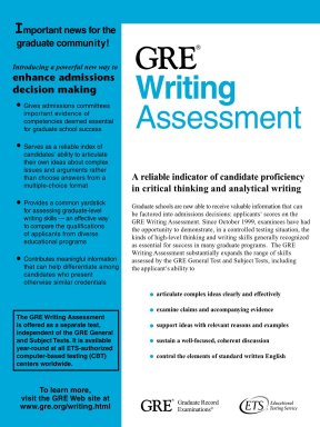 Tài liệu GRE Writing Assessment pptx