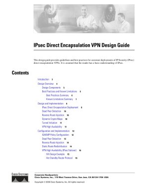 Tài liệu cisco migration_IPsec Direct Encapsulation VPN Design Guide ppt