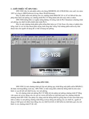 Tài liệu Giới thiệu về SPS-VISU doc