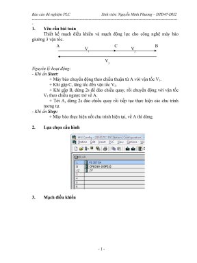 Tài liệu Báo cáo thí nghiệm PLC doc