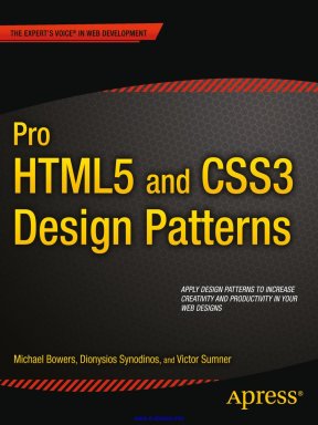 Pro HTML5 and CSS3 Design Patterns docx