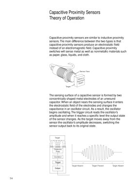 Capacitive Proximity Sensors Theory of Operation
