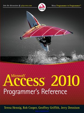 Access 2010 Programmer''''s Reference doc