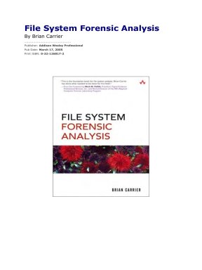 File system forensic analysis