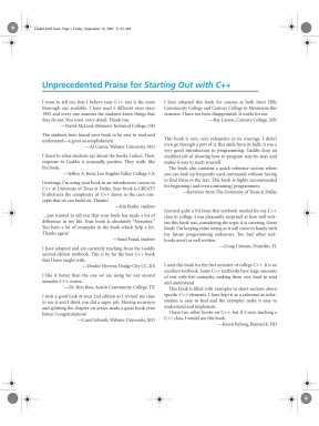 Starting out with c++ early objects