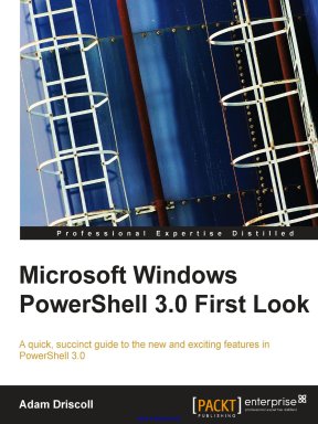 Microsoft Windows Powershell 3.0 First Look potx