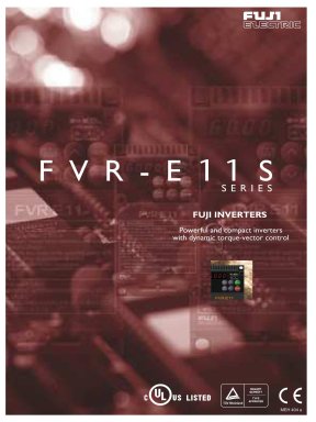 Hướng dẫn sử dụng Biến tần fuji FVR e11s