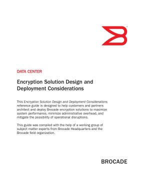 Encryption solution design and deployment considerations