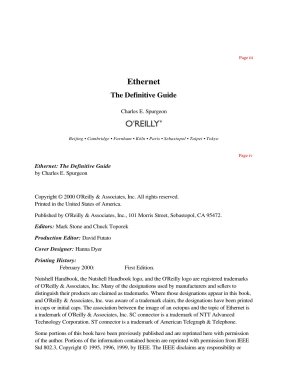 o'reilly - ethernet definitive guide