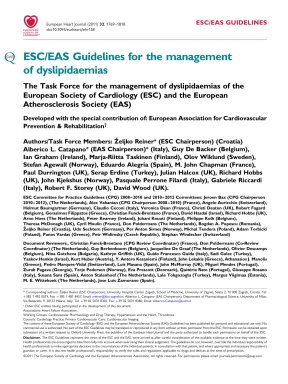 ESC/EAS Guidelines for the management of dyslipidaemias doc
