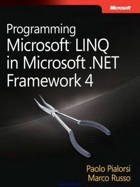Programming Microsoft LINQ in Microsoft .NET Framework 4 doc