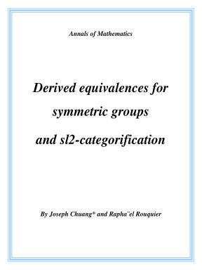 Đề tài " Derived equivalences for symmetric groups and sl2 ...