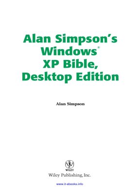 Alan Simpson’s Windows XP Bible, Desktop Edition ppt