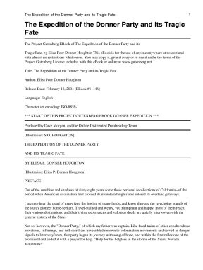 The Expedition of the Donner Party and its Tragic Fate pptx